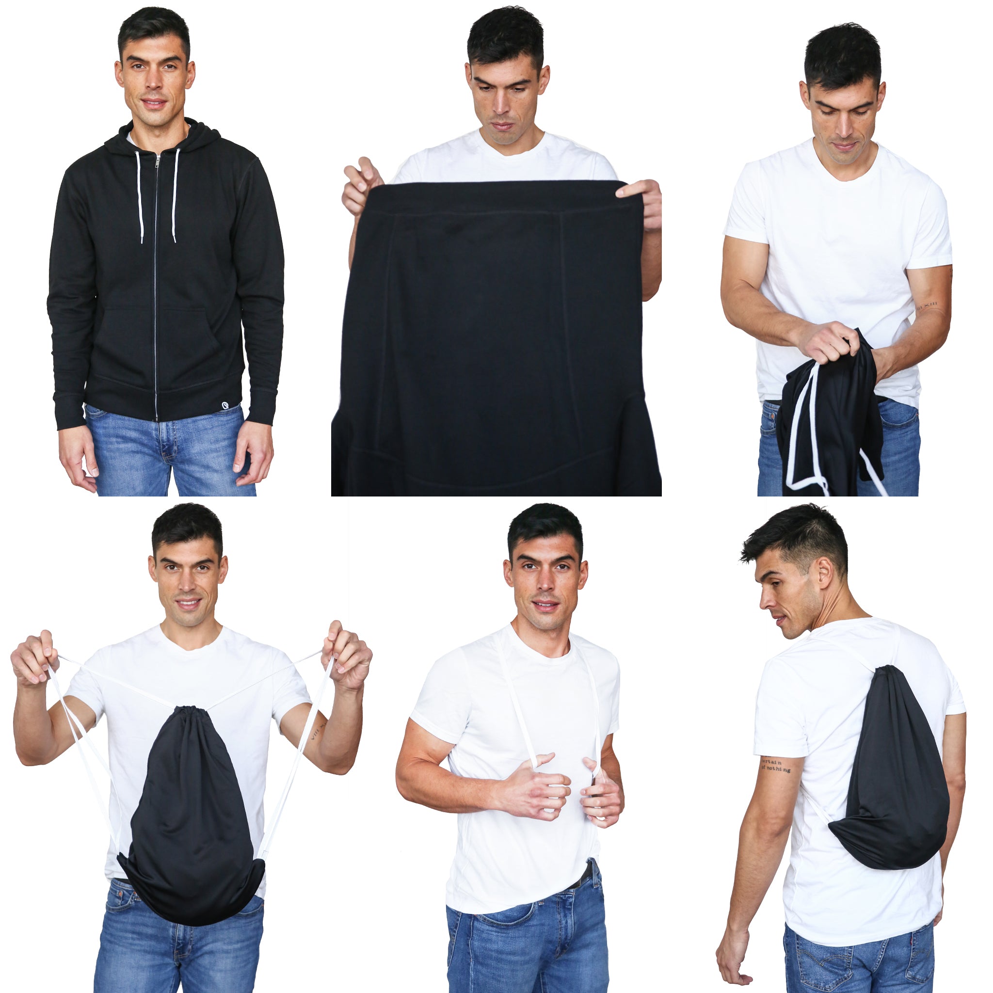 Hero Hoodie Lite (Black) - Quikflip Apparel