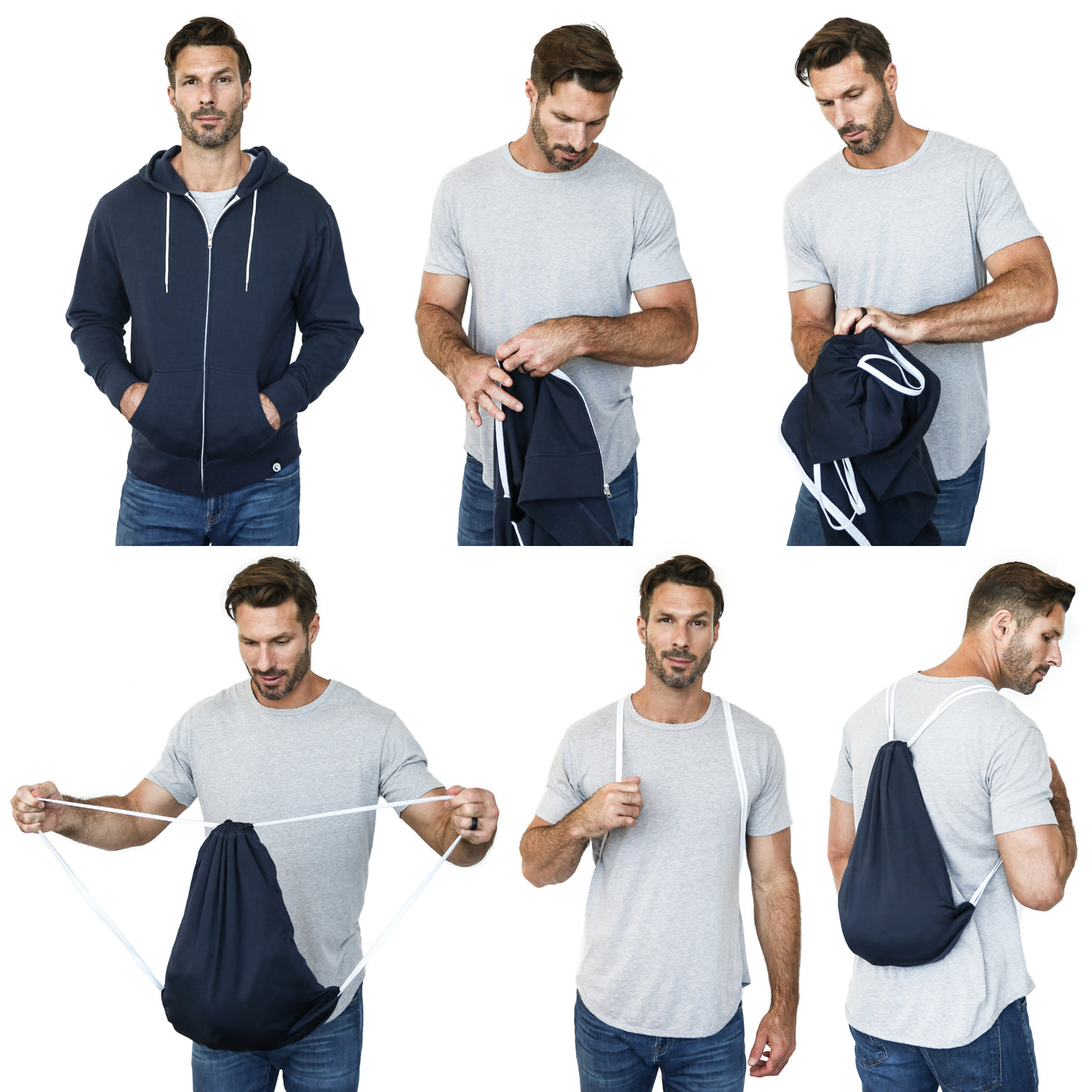 Hero Hoodie Lite (Midnight Navy) - Quikflip Apparel