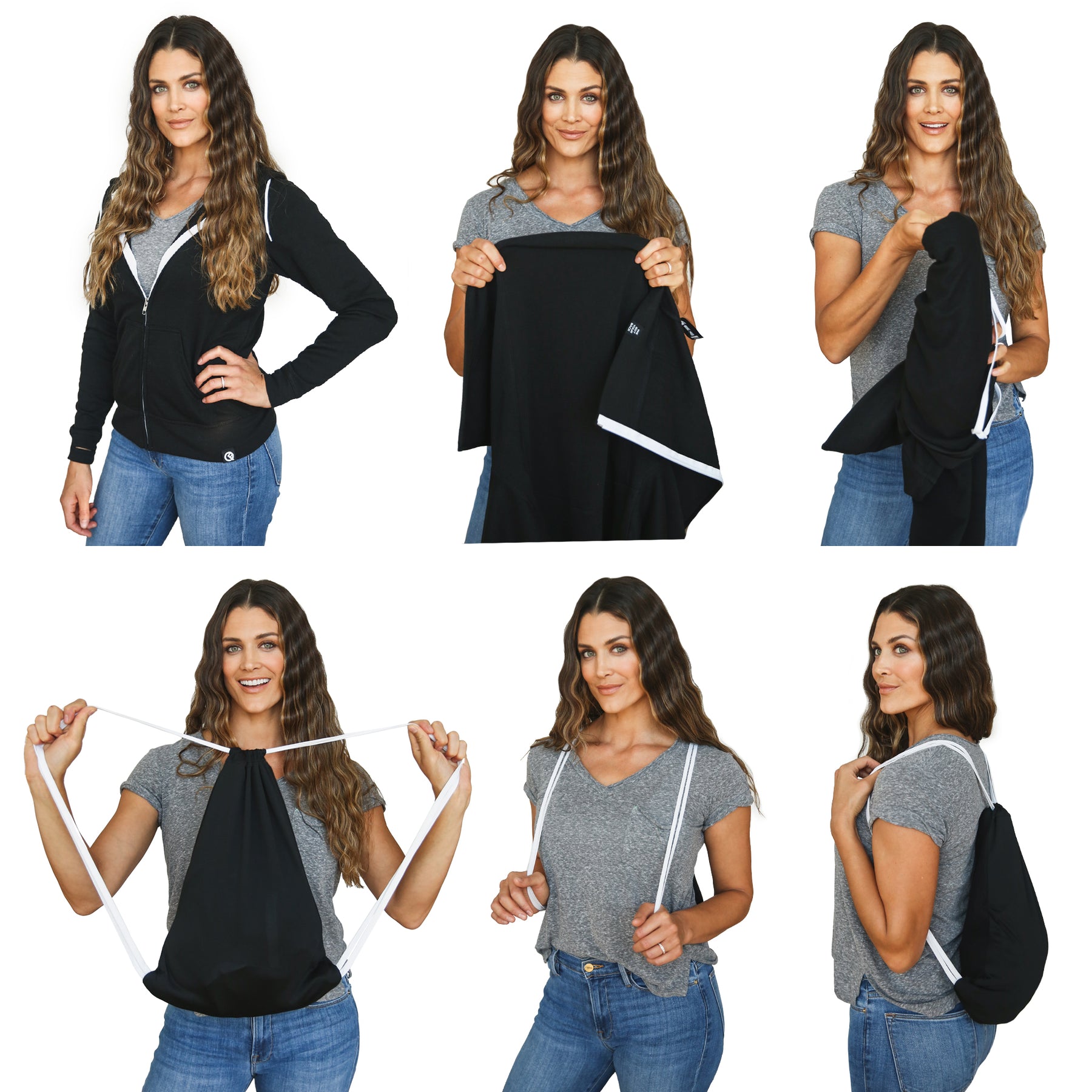 Women's Hero Hoodie Lite (Black) - Quikflip Apparel