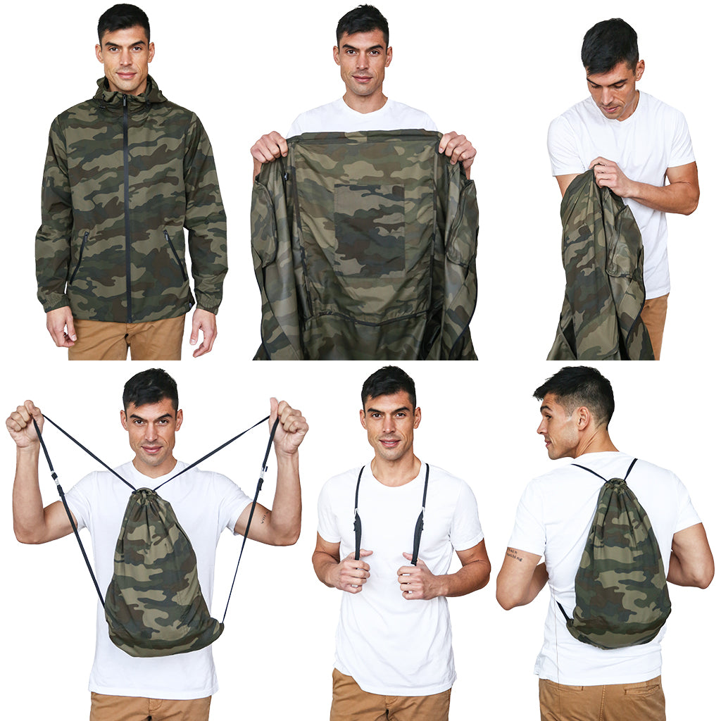 Dryflip Rain Jacket 2.0 (Camo) - Quikflip Apparel
