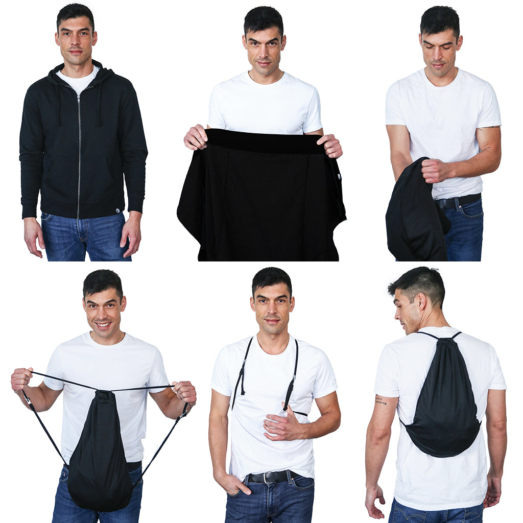 Hero Hoodie Classic (Black) - Quikflip Apparel