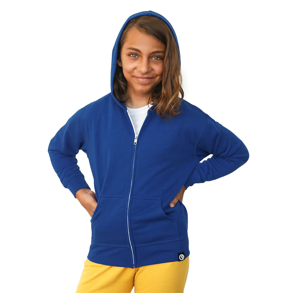 Kids' Hero Hoodie Lite (Royal Blue) - Quikflip Apparel