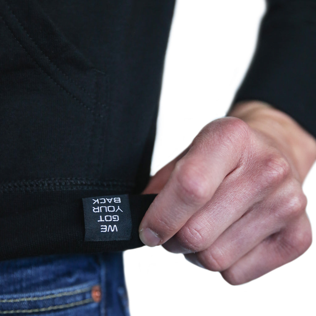 Hero Hoodie Classic (Black) - Quikflip Apparel